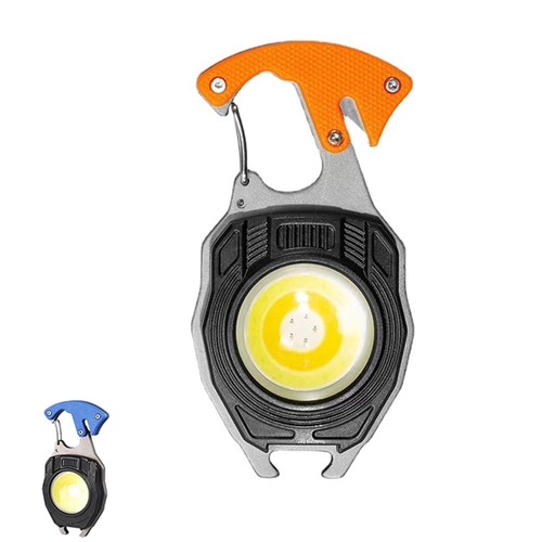 Mini Multi Function Keychain Flashlights Work Cob Light | Custom Printed As Low As $5.33